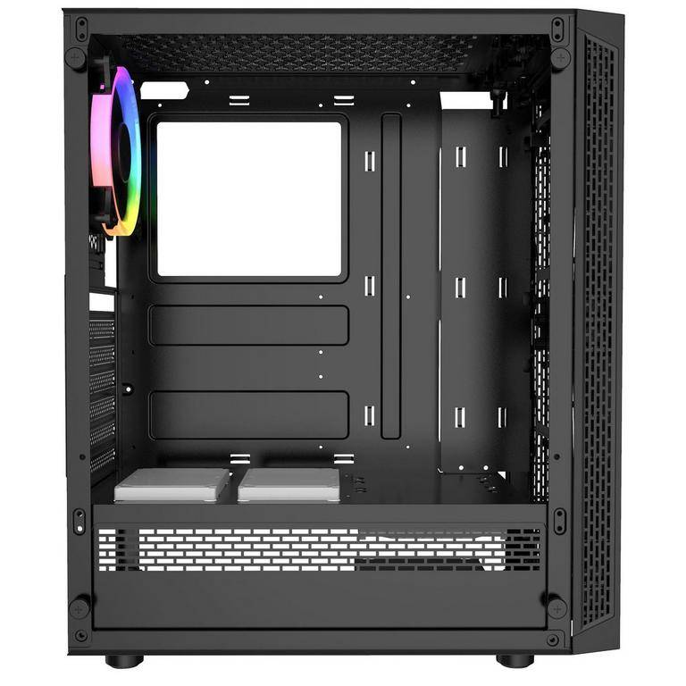 Atrix Metal and Tempered Glass Computer Case with RGB - Invastor