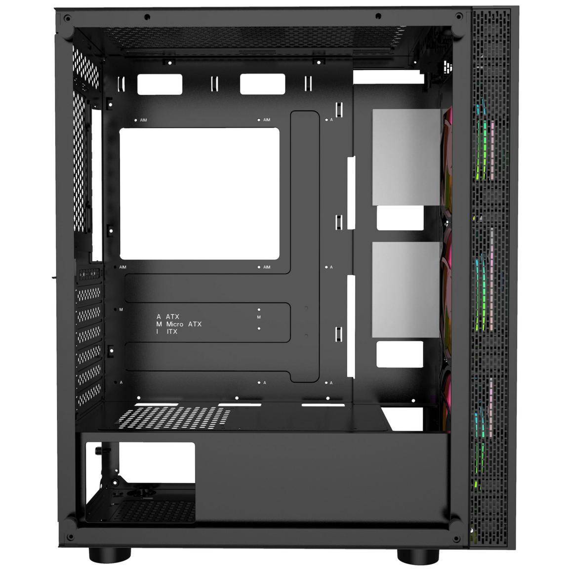 Atrix Tempered Glass Computer Case with RGB - Invastor