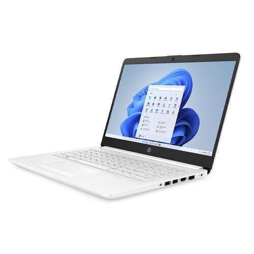 HP 14 Series 14 Laptop Intel Celeron N4020 4GB RAM 64GB eMMC Snow White ...