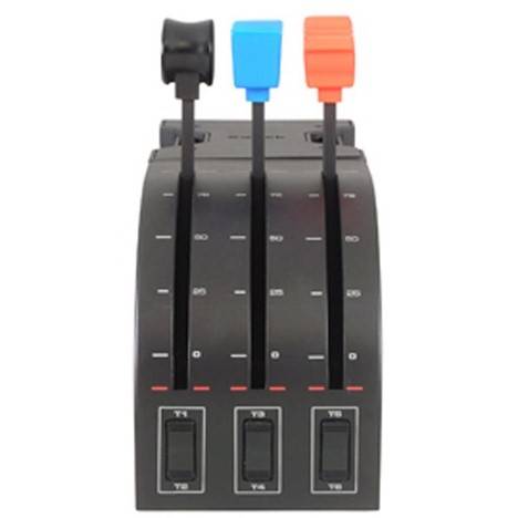 Flight Throttle Quadrant Professional Simulation Black Axis Levers ...