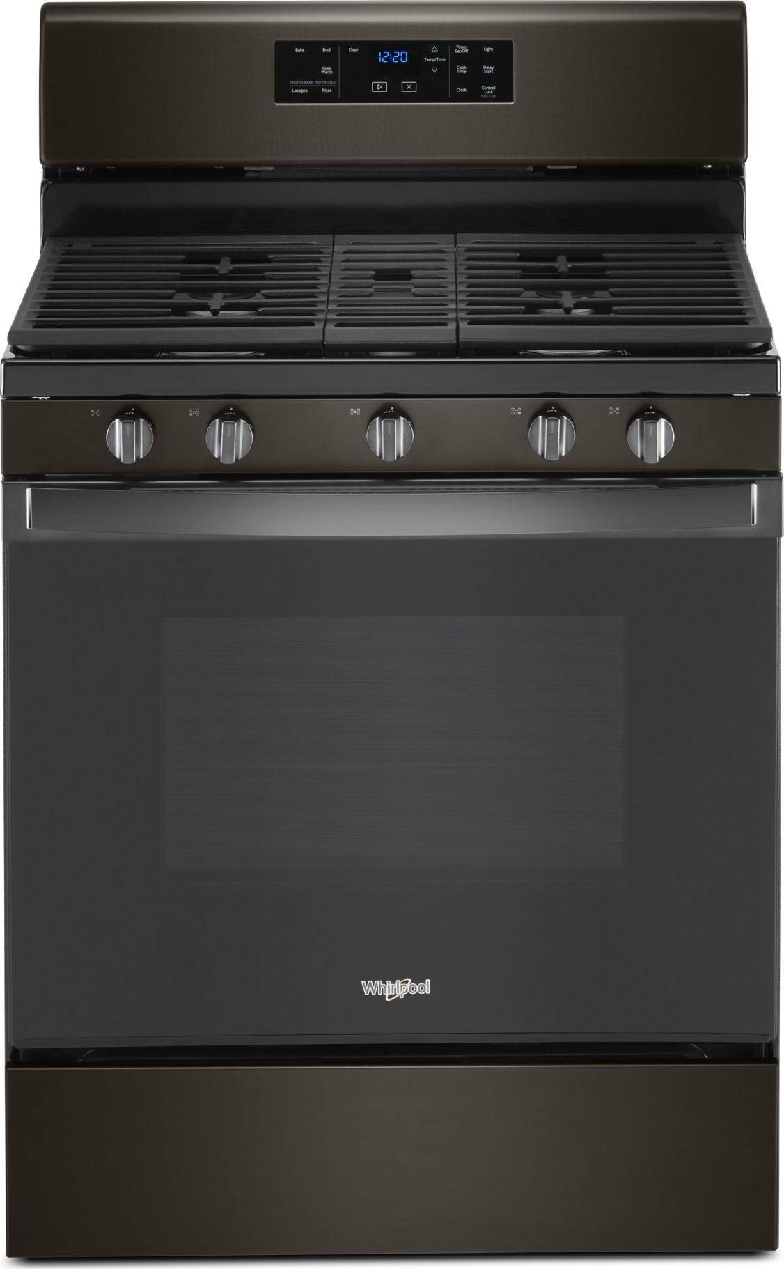 Whirlpool 30 Inch Freestanding Gas Range with 5 Sealed Burners, 5 cu ft ...