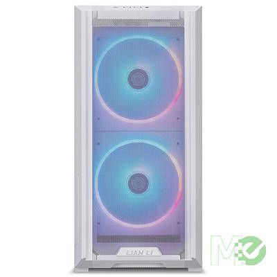 Lian Li LANCOOL 216 RW Case, White w/ Tempered Glass Side Window, Dual ...