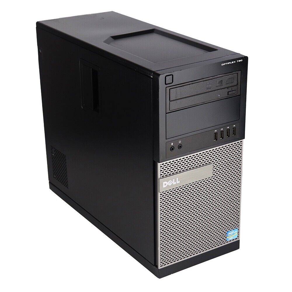 Dell Desktop Computer 8GB RAM 500GB HD Tower Windows 10 PC Wi-Fi DVD ...
