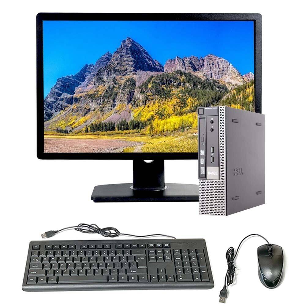 Dell OptiPlex USFF Windows 10 Pro Desktop Computer 8GB 256GB SSD 22 ...