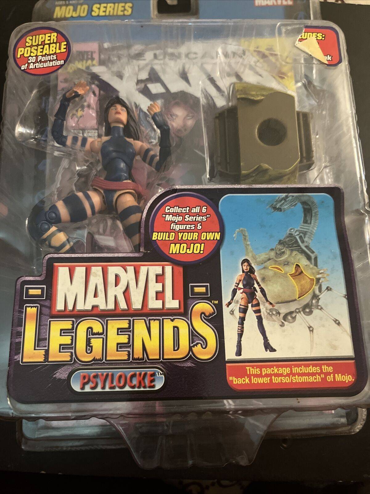 Marvel Legends Mojo Series Psylocke 6” Action Figure - Invastor